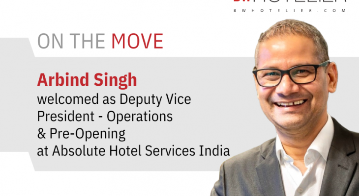 Arbind Singh welcomed at Absolute Hotel Services India as Deputy Vice President - Operations ...